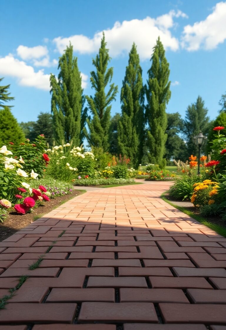 18 Stunning Paving Pattern Ideas for Garden Paths
